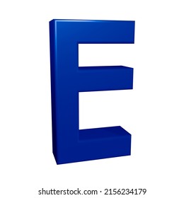 3d Rendering Alphabet Letter E Character Stock Illustration 2156234179 ...