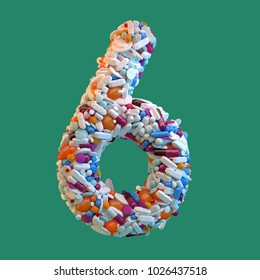 102 Number 6 From Medicine Capsules Images, Stock Photos & Vectors ...
