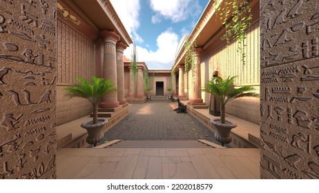 3d Rendering Ancient Ruins Stock Illustration 2202018579 | Shutterstock