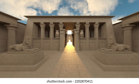 3d Rendering Ancient Ruins Stock Illustration 2202870411 | Shutterstock