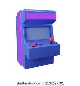 3d Rendering Arcade Game Machine Stock Illustration 2132627791 ...