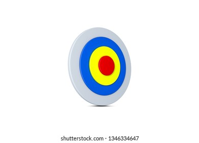 3d Rendering Archery Target Board Symbol Stock Illustration 1346334647 ...