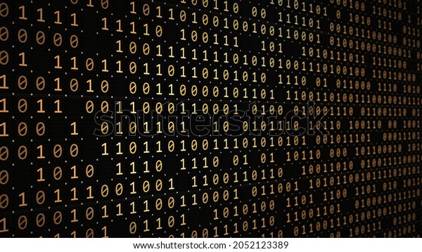 3d Rendering Background Based On Binary Stock Illustration 2052123389 ...