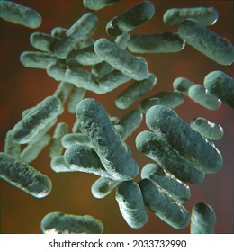 3d Rendering Bacteria Suspension Liquid Medium Stock Illustration ...