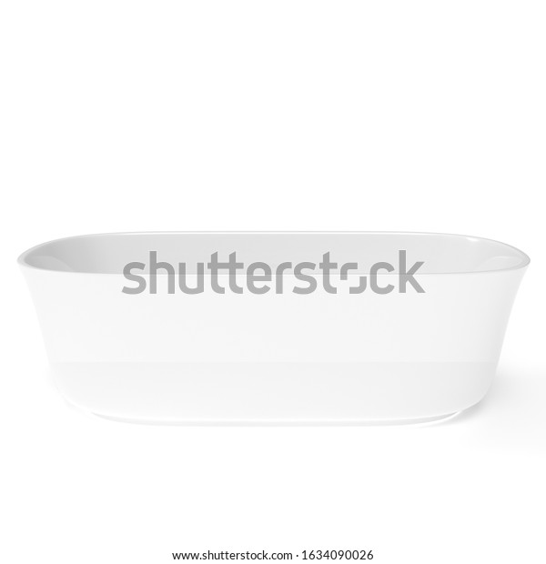 3d Rendering Bathtub Side View Stock Illustration 1634090026 | Shutterstock