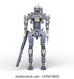 3d Rendering Battle Robot Stock Illustration 2195674853 | Shutterstock