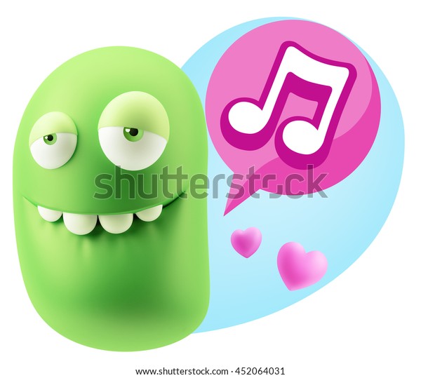 3d Rendering Biting Lip Emoticon Face 库存插图 452064031 | Shutterstock