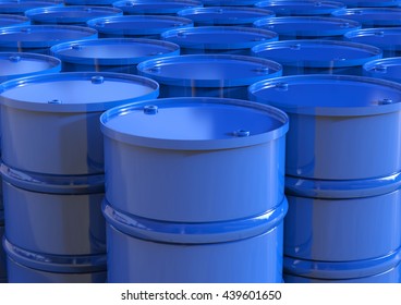 3d Rendering Blue Barrel Background Stock Illustration 439601650 ...