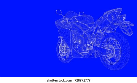 Racing On Blue Abstract Background Simple Stock Vector (Royalty Free ...