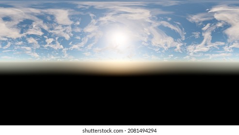 3d Rendering Blue Sky Clouds Sunset Stock Illustration 2081494294 ...