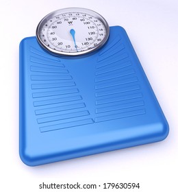 3d Rendering Blue Weight Scale Stock Illustration 179630594 | Shutterstock