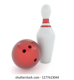 3d Rendering Bowling Cones Game On: ilustración de stock 1177613044 ...