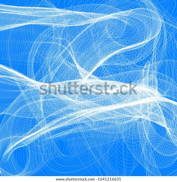 3d Rendering Bright White Lines On Stock Illustration 1641216631 ...