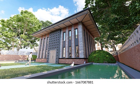 3d Rendering Build Background Diffrent Purpose Stock Illustration ...