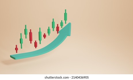 2,459 3d rendering of candlestick chart Images, Stock Photos & Vectors ...