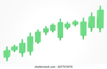 2,459 3d rendering of candlestick chart Images, Stock Photos & Vectors ...
