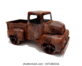 3d Rendering Car Rusty Style Hotrod Stock Illustration 1471382156 ...