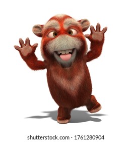 3d Rendering Cartoon Troll Model Stock Illustration 1761280919 ...