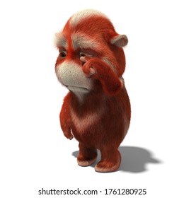 3d Rendering Cartoon Troll Model Stock Illustration 1761280925 ...