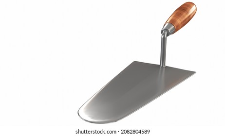 3d Rendering Cement Trowel Model Stock Illustration 2082804589 ...
