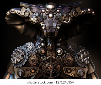 3d Rendering Character Clock Master Stock Illustration 1271245354 ...