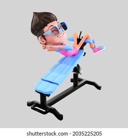 3d Rendering Characters Sit Stock Illustration 2035225205 | Shutterstock