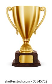 3d Rendering Classic Trophy Gold Stock Illustration 33545752 | Shutterstock