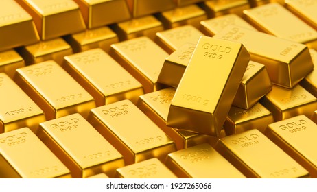 Set Gold Bars Isolated On White Arkivillustrasjon 302018189 | Shutterstock