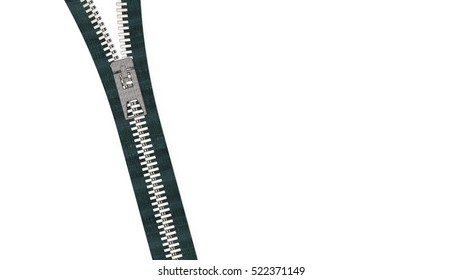 3d Rendering Close Zipper Texture On Stock Illustration 524576284