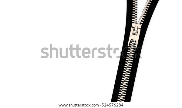 3d Rendering Close Zipper Texture On Stock Illustration 524576284