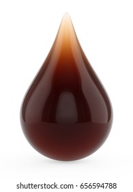 3d Rendering Cola Drop Isolated On Stock Illustration 656594788 ...
