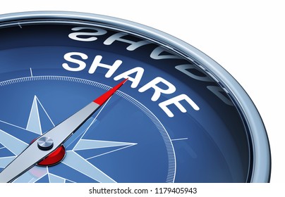 Ilustrasi Stok 3d Rendering Compass Word Choice 1247850436