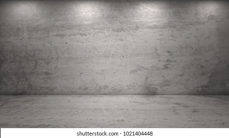 3d Rendering Exposed Concrete Wall Stock Illustration 1305291553