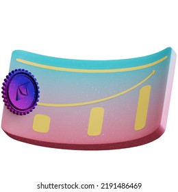 3d Rendering Crypto Coin Table Chart Stock Illustration 2191486469 ...