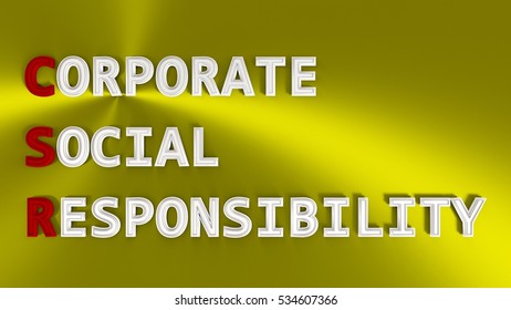 3d Rendering Csr Acronym Metallic Words 스톡 일러스트 534607366 | Shutterstock
