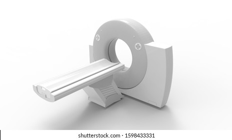 3d Rendering Ct Scanner Isolated Studio Stock Illustration 1598433331 ...
