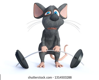 Cute Upset Cartoon Mouse Looking Very Stock Illustration 248160313 ...
