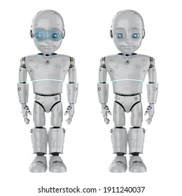 492 Full body futuristic robots Images, Stock Photos & Vectors ...