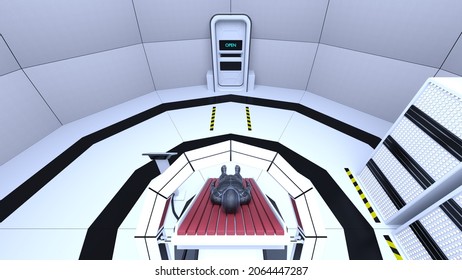3d Rendering Cyborg Laboratory Stock Illustration 2064447287 | Shutterstock