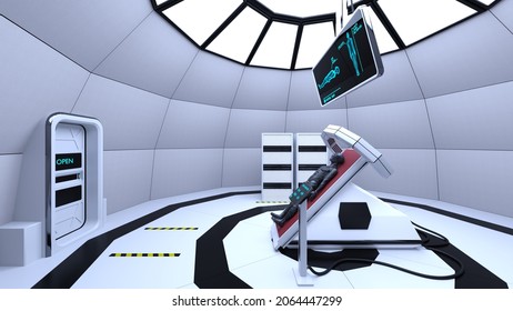 3d Rendering Cyborg Laboratory Stock Illustration 2064447299 | Shutterstock