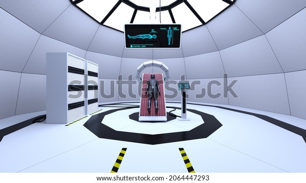 3d Rendering Cyborg Laboratory Stock Illustration 2064447293 | Shutterstock