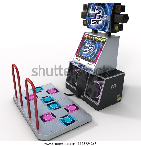 3d Rendering Dance Video Game Isolated Stock Illustration 1193924365 ...