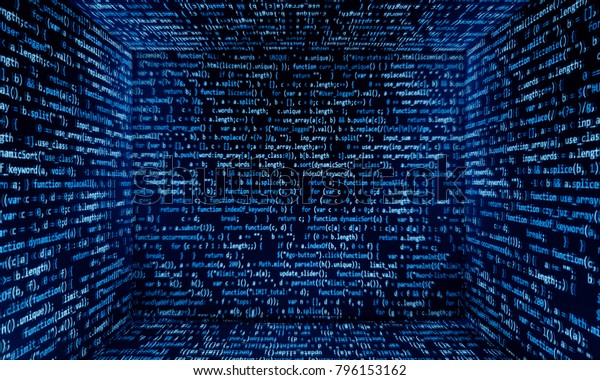3d Rendering Digital Room Stock Illustration 796153162