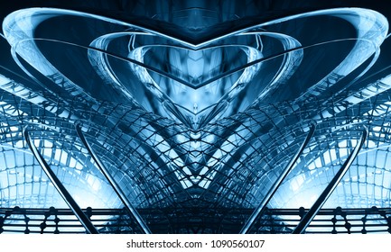 3d Rendering Digital Technology Background Stock Illustration ...
