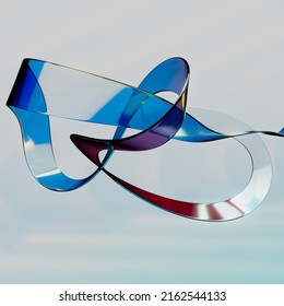 3d Rendering Display Translucent Art Design Stock Illustration ...
