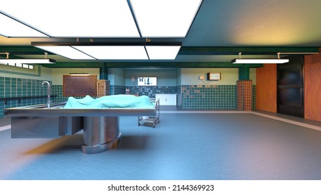 3d Rendering Dissection Room Stock Illustration 2144369923 | Shutterstock