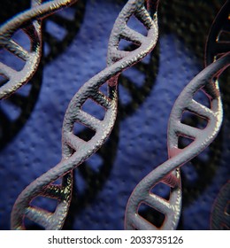 3d Rendering Dna Molecules Stock Illustration 2033735126 | Shutterstock