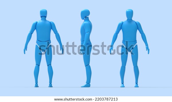3d Rendering Dummy Robot Man Person Stock Illustration 2203787213 ...