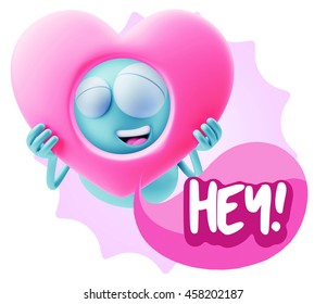 3d Rendering Emoticon Character Face Expression Stock Illustration ...