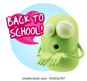 3d Rendering Emoticon Face Saying Back 스톡 일러스트 454216747 | Shutterstock
